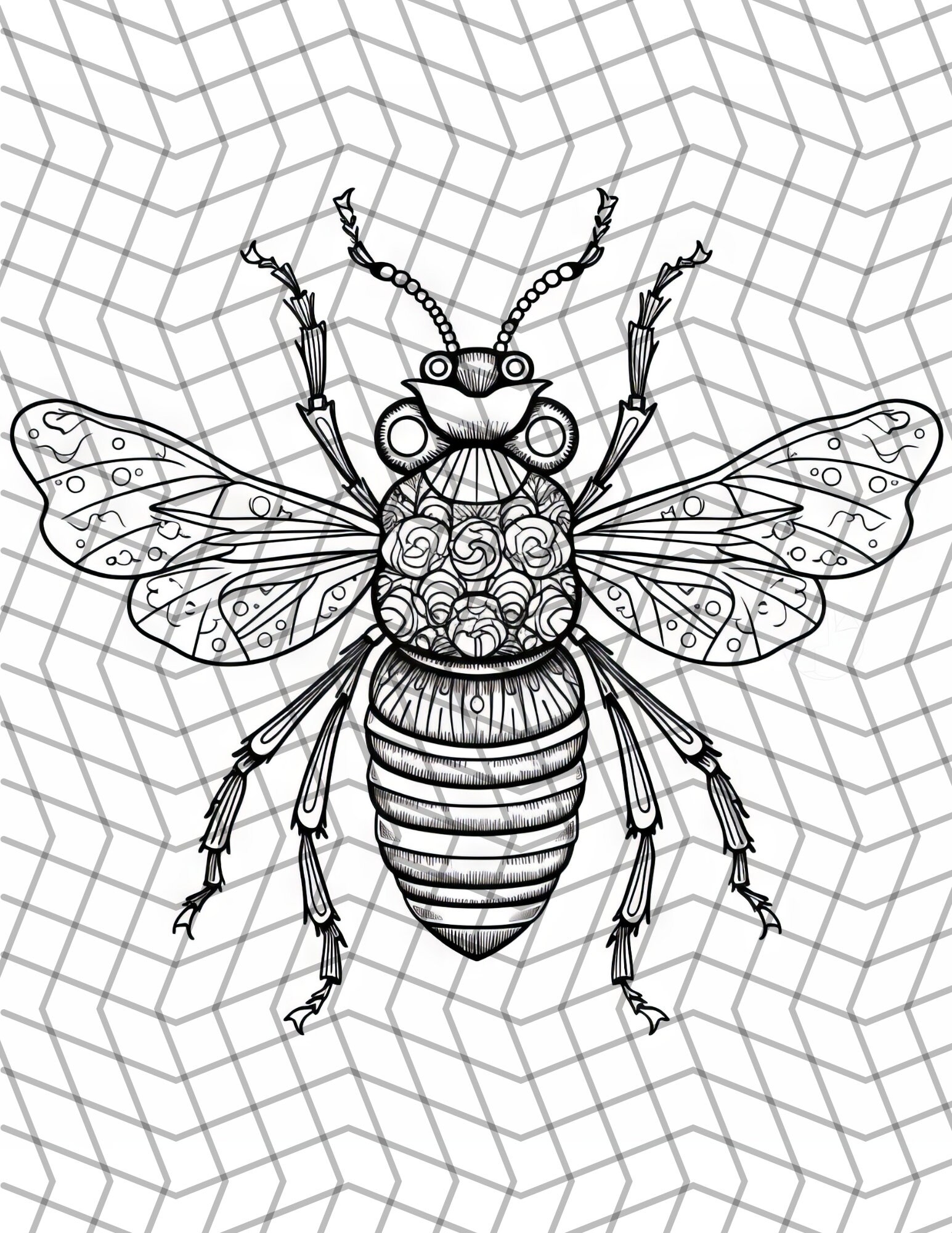 19 Page Printable Coloring Book Coloring Book Little Beasts Printable ...