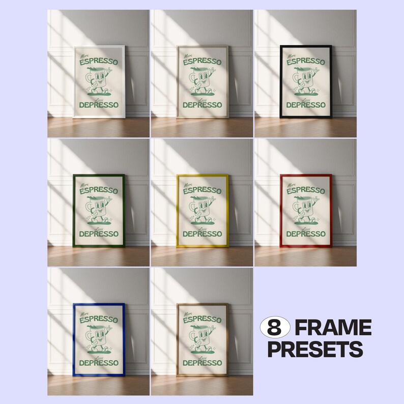 DIN A Vertical Wall Art Frame Mockup Minimal Elegant Cornice Scene ...