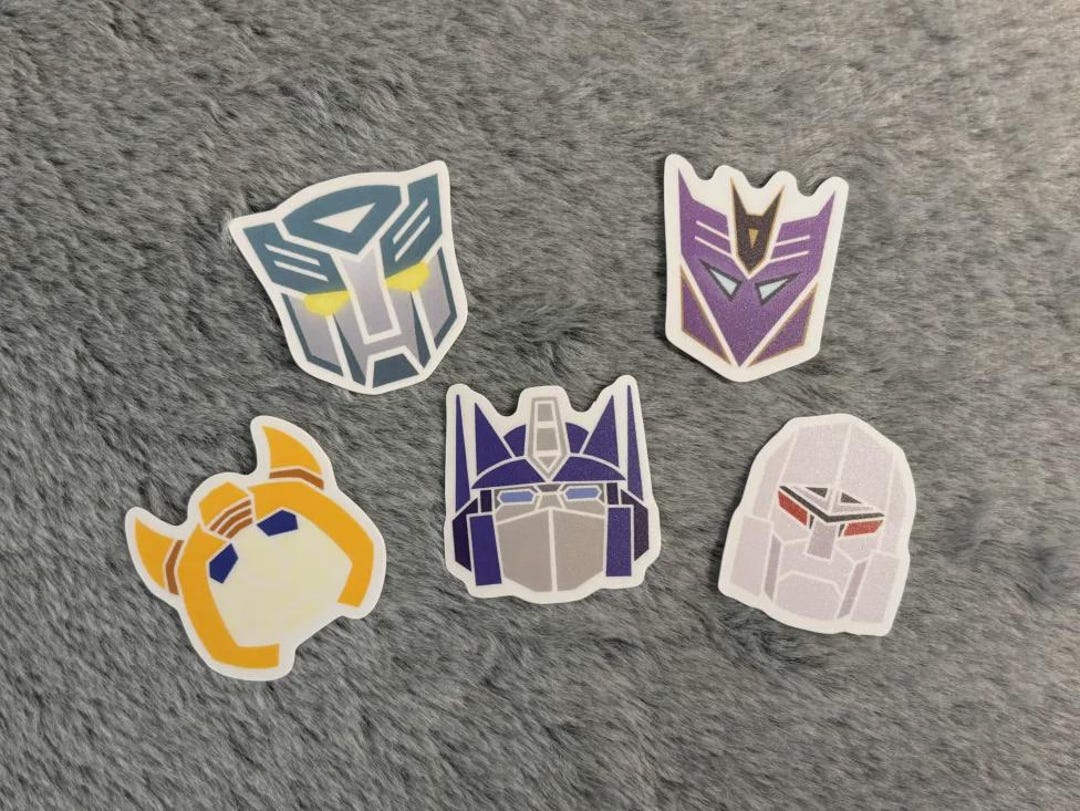 Transformers Insignia Vinyl Stickers - Etsy