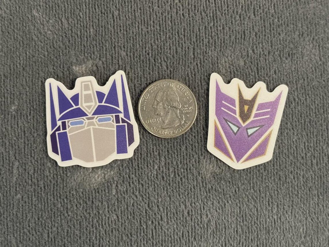 Transformers Insignia Vinyl Stickers - Etsy