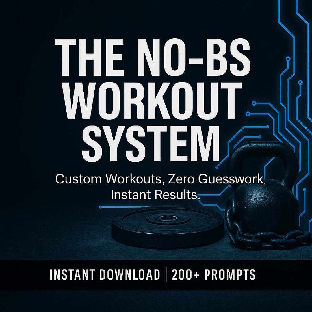 AI Workout Prompt Pack | 200+ Digital Fitness Prompts for Strength ...