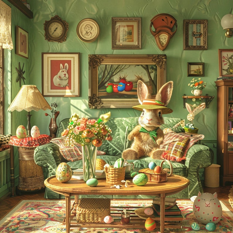 Easter Bunny Clipart Bundle, Easter Clipart, Easter Graphics, Easter ...