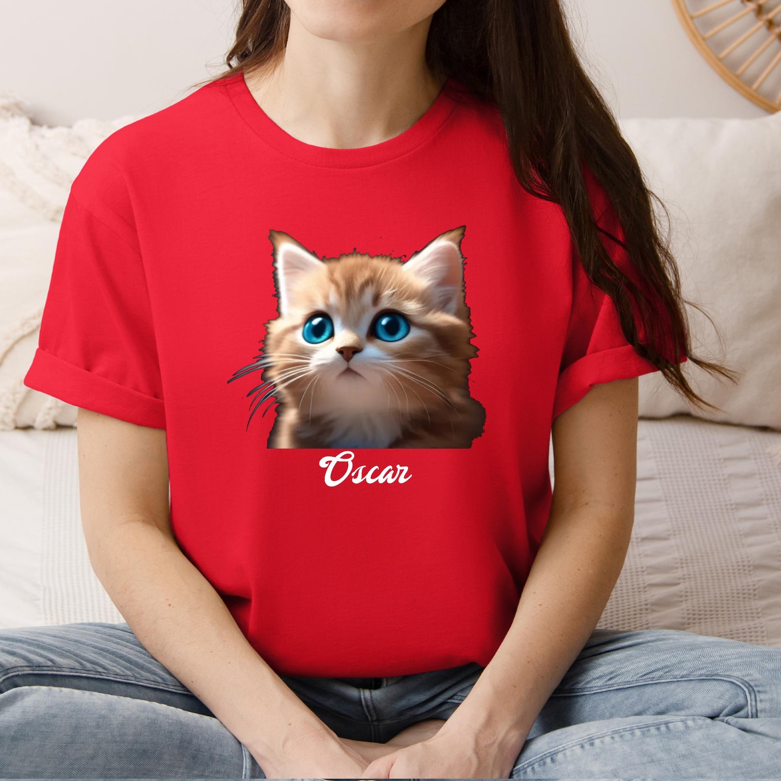 Custom Cat Shirt,personalized Cat Shirt,cat Lover Gift,cat Lovers Shirt ...