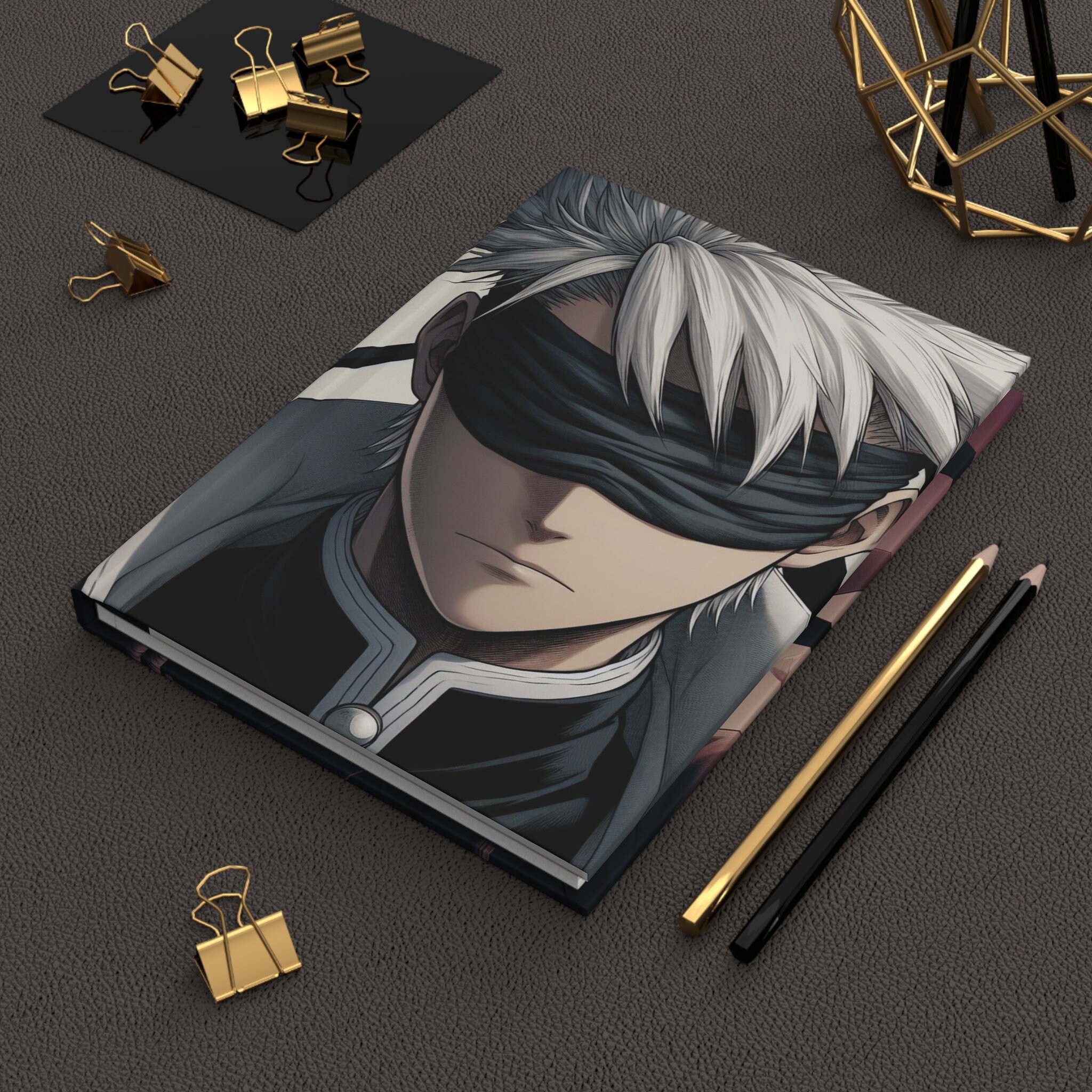 Gojo Satoru Anime Notebook Jujutsu Kaisen Inspired Journal Manga Art ...