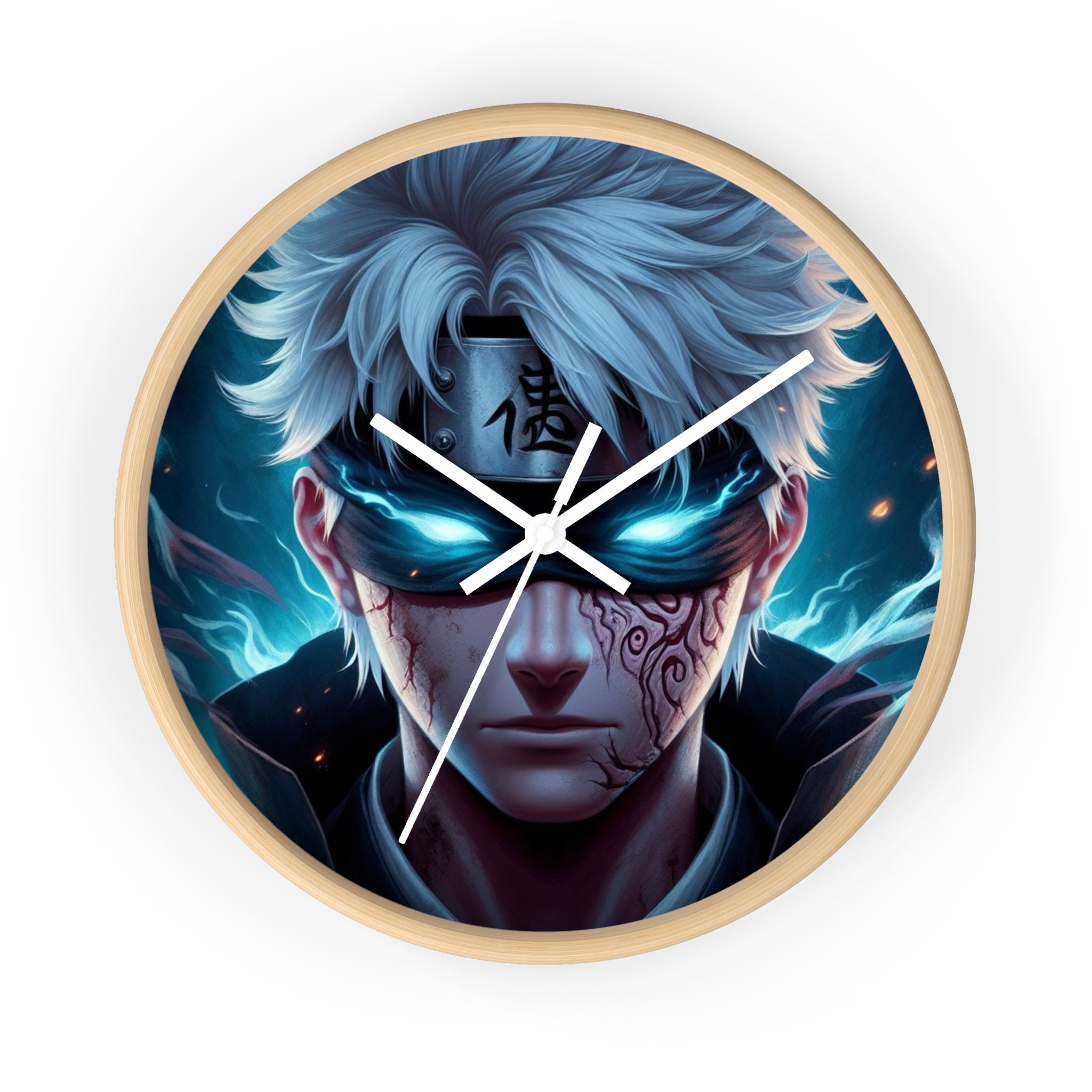 Gojo Satoru Enigmatic Wall Clock Mystical Design L Anime Collectable L ...