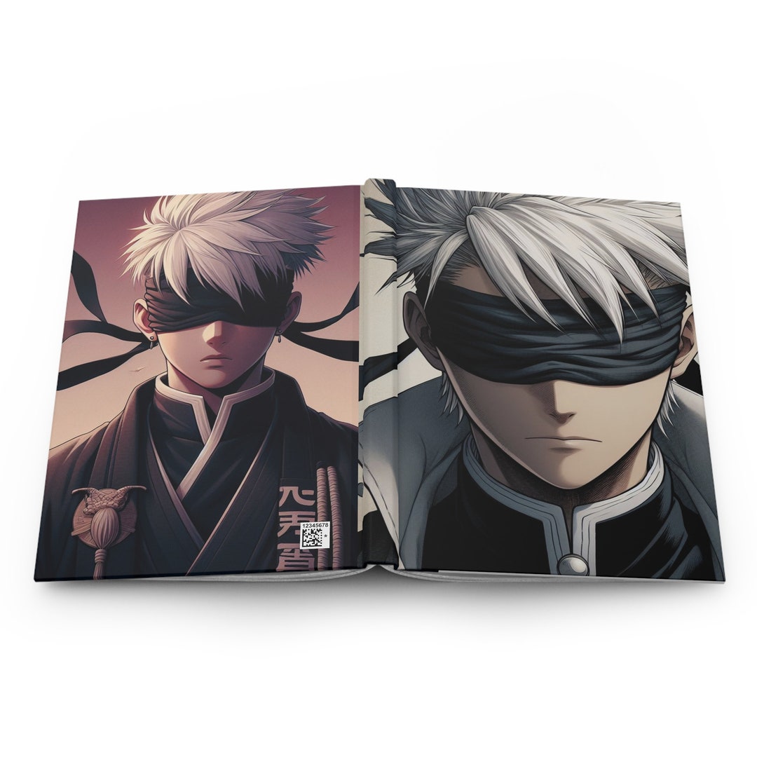 Gojo Satoru Anime Notebook Jujutsu Kaisen Inspired Journal Manga Art ...