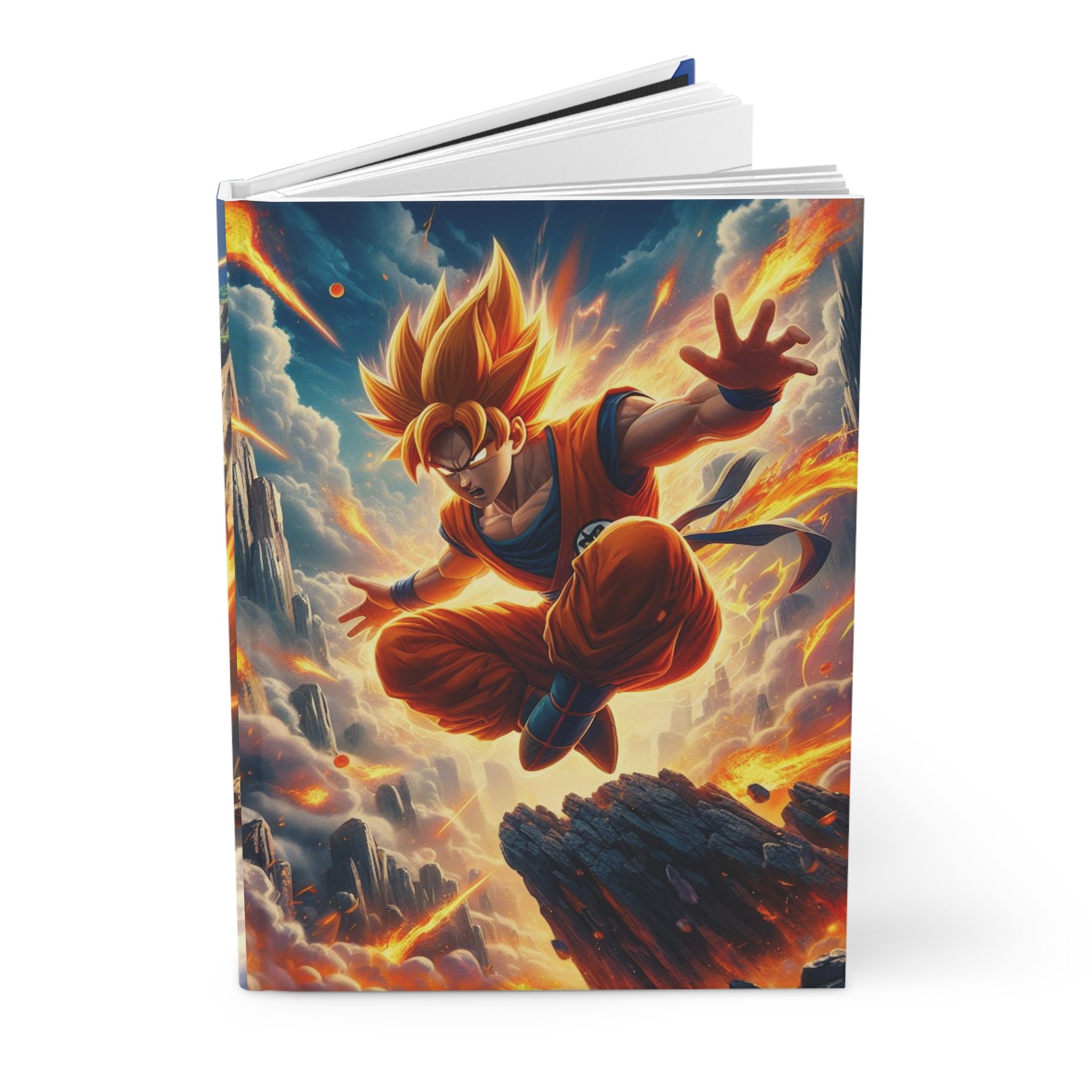 Super Saiyan Goku Notebook Dragon Ball Z Inspired Journal Anime Fan ...