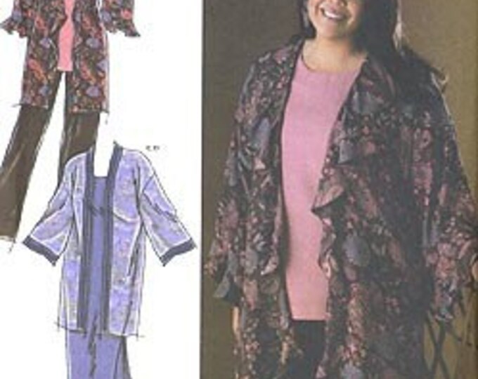 Simplicity 4892-dress Tunic Pant Kimono-plus Size 18W 20W 22W 24W Uncut ...