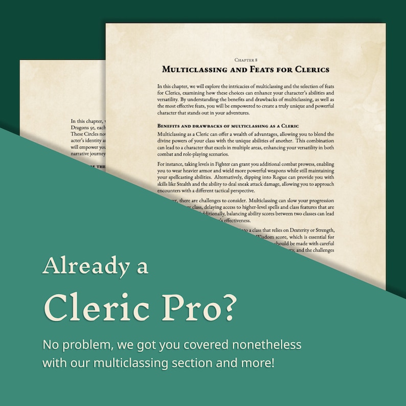 Ultimate D&D Cleric Guide Dungeons and Dragons Toolkit for Building a ...