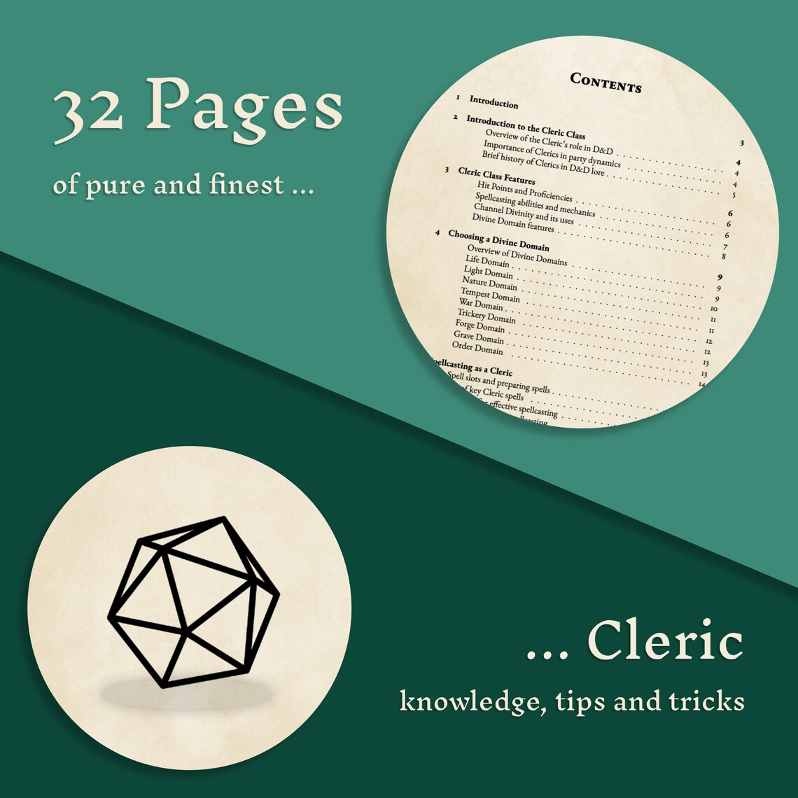 Ultimate D&D Cleric Guide Dungeons and Dragons Toolkit for Building a ...