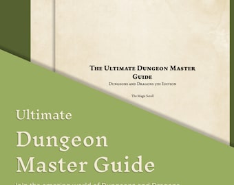 Ultimate Dungeon Master Guide Dungeon Master's Toolkit, First-time DM Advice, Dming for ...