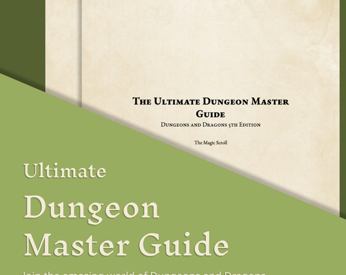 Ultimate Dungeon Master Guide Dungeon Master's Toolkit, First-time DM ...