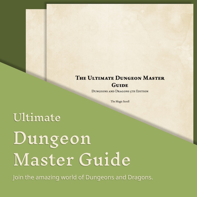 Ultimate Dungeon Master Guide, DM Toolkit (digital Download) - Etsy