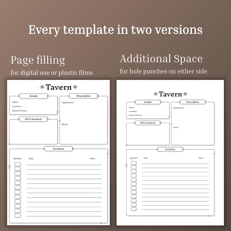 Dnd Planner, Dnd Printable, Dnd Tracker, DM Planner, DM Notebook, D and ...