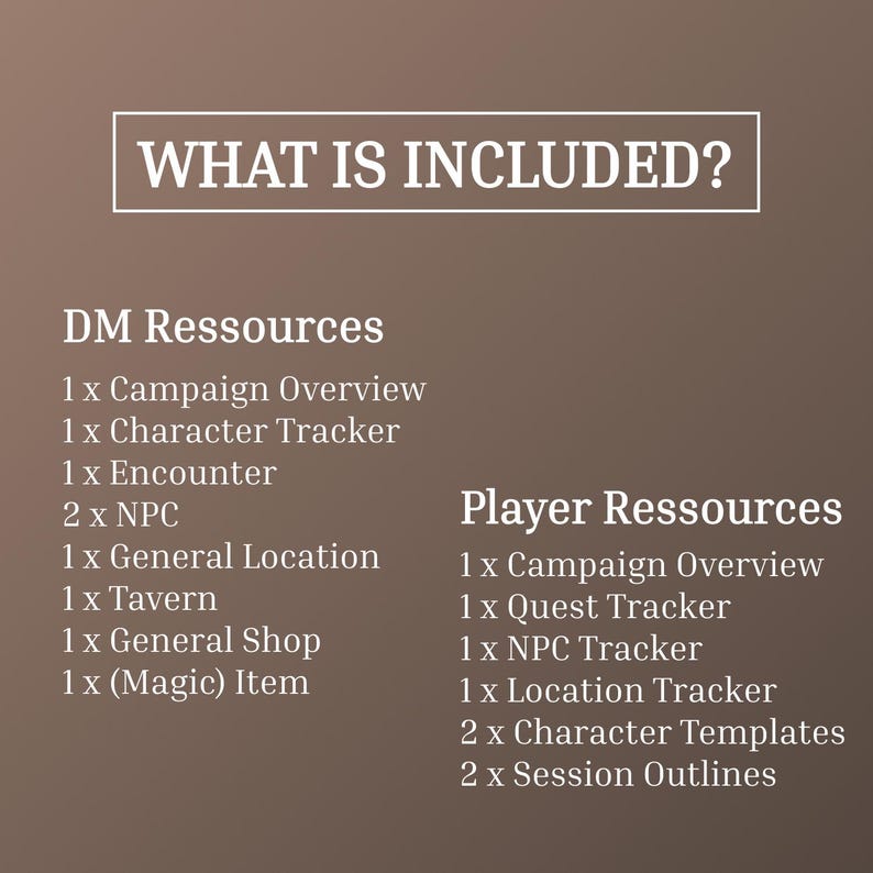 Dnd Planner, Dnd Printable, Dnd Tracker, DM Planner, DM Notebook, D and ...