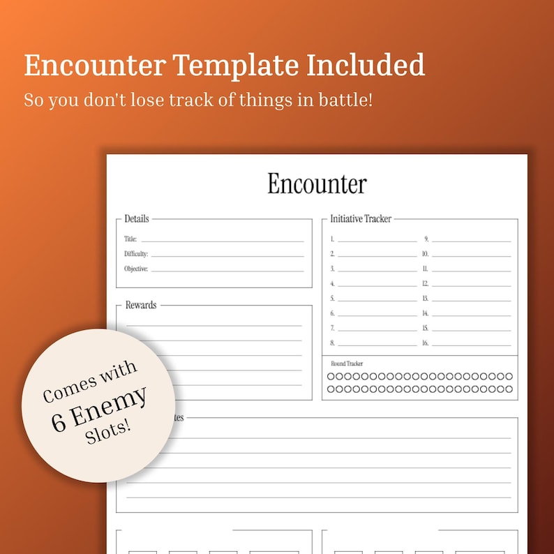 Dnd Planner, Dnd Printable, Dnd Tracker, DM Planner, DM Notebook, D and ...