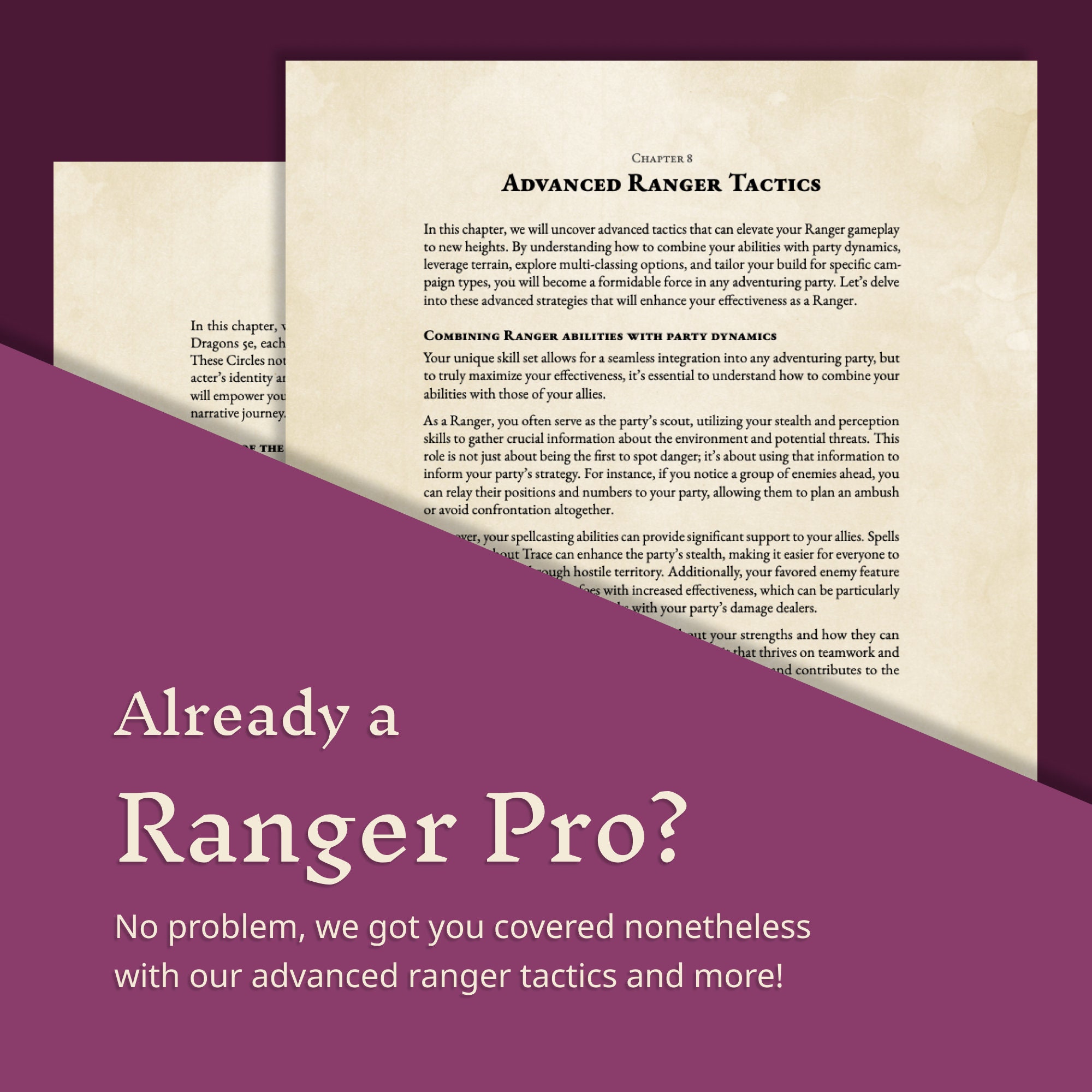 Ultimate D&D Ranger Guide Dungeons and Dragons Toolkit for Building a ...