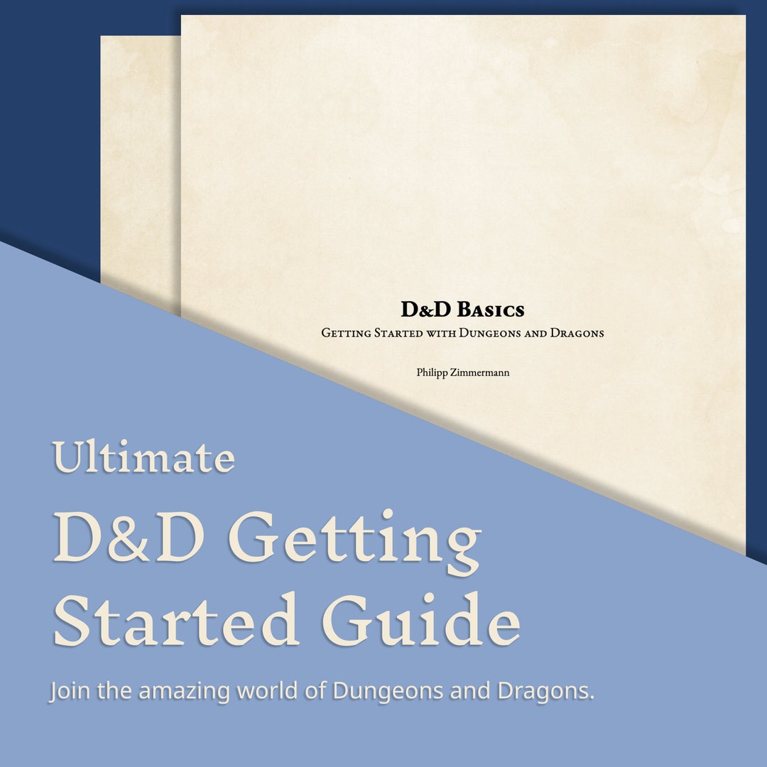 Ultimate D&D Basics Guide Dungeons and Dragons Toolkit, First-time Dnd ...