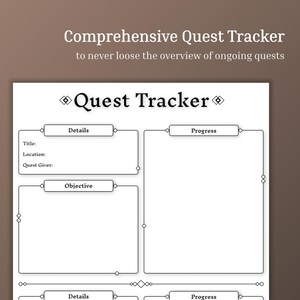 Dnd Planner, Dnd Printable, Dnd Tracker, DM Planner, DM Notebook, D and ...