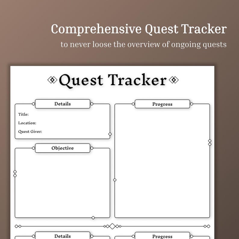 Dnd Planner, Dnd Printable, Dnd Tracker, DM Planner, DM Notebook, D and D Sheet, Dungeons and ...