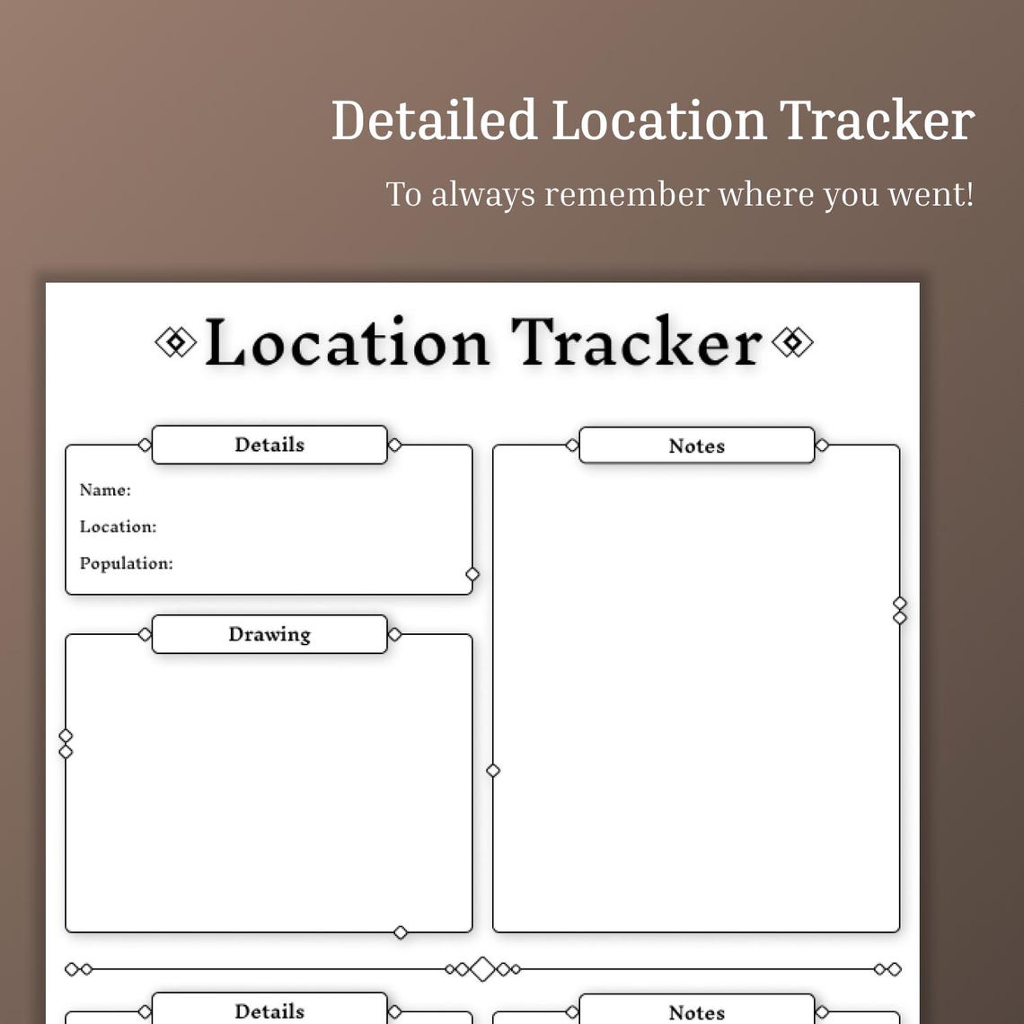 Dnd Planner, Dnd Printable, Dnd Tracker, DM Planner, DM Notebook, D and ...
