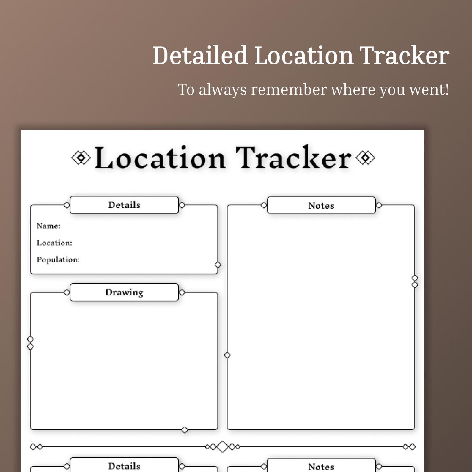 Dnd Planner, Dnd Printable, Dnd Tracker, DM Planner, DM Notebook, D and ...
