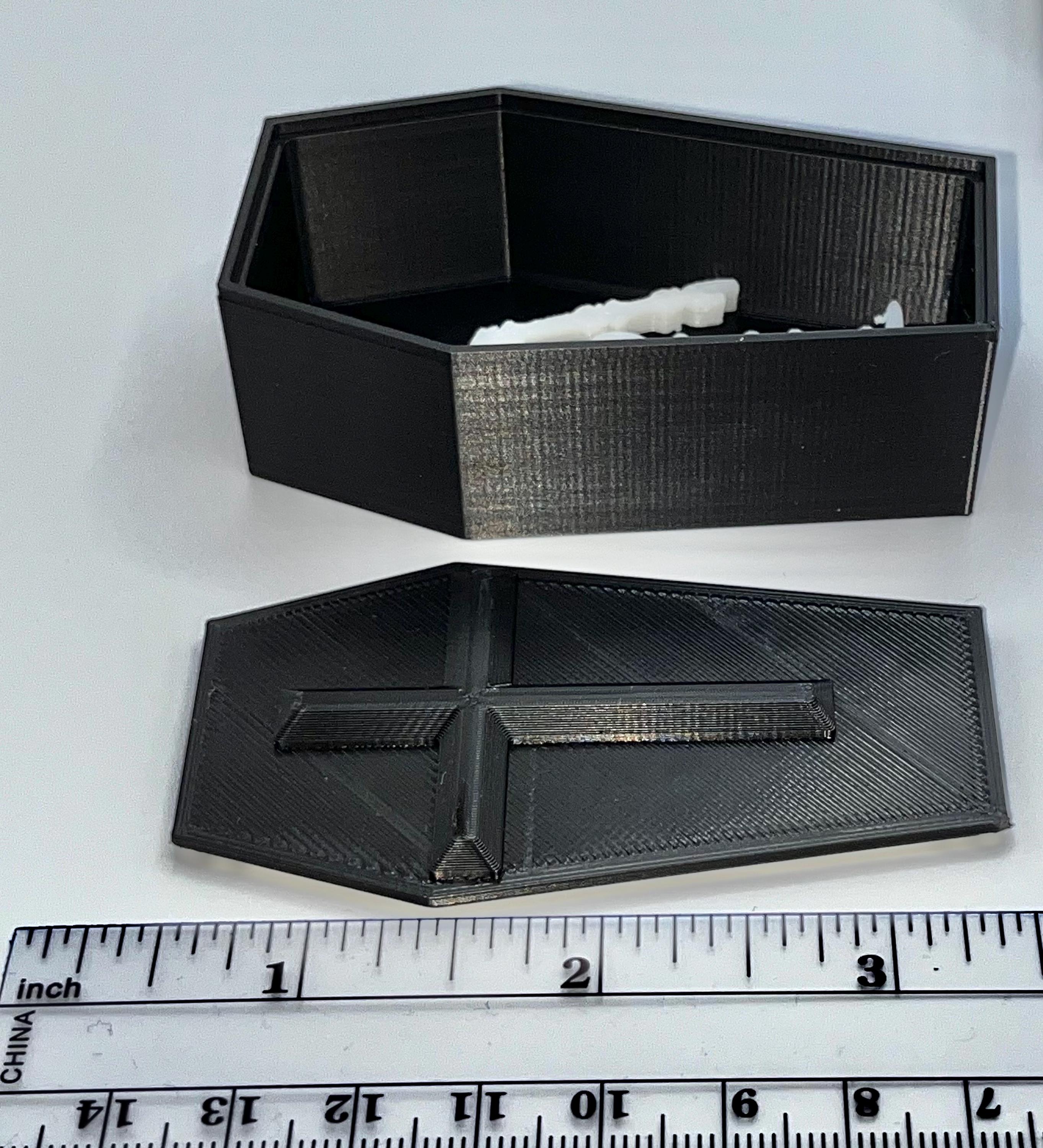 Coffin, Miniature Coffin, Halloween Coffin, Novelty Coffin, 3d Printed ...