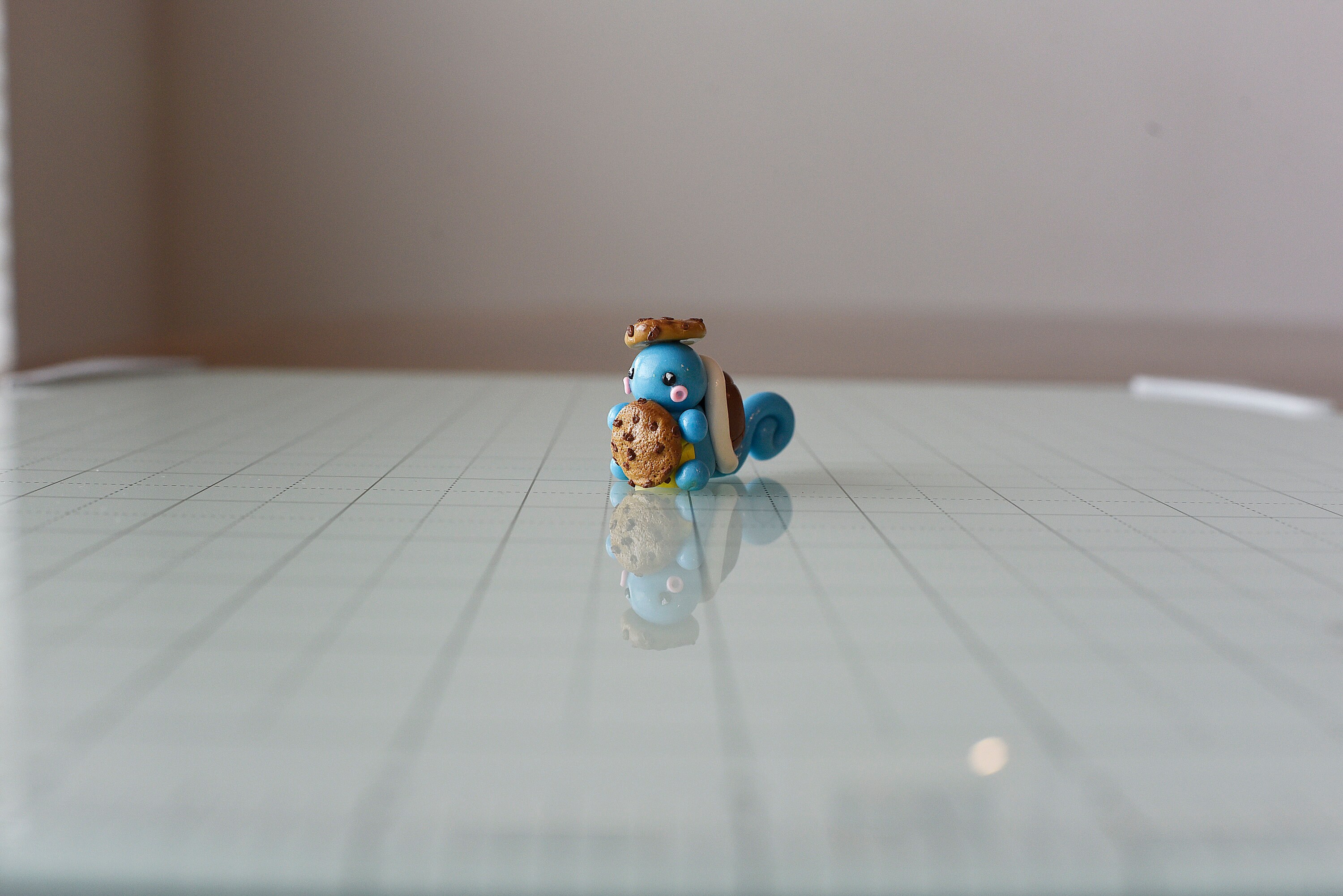 Mini Polymer Clay Figure Desk Buddy Chocochip Squirtle - Etsy