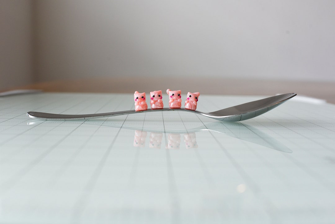 Micro Mini Polymer Clay Figure - Pocket Monster Pokemon Mew - Etsy