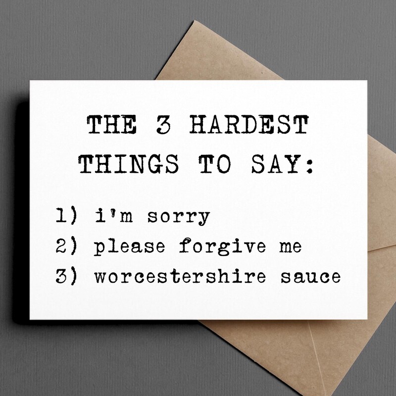 Apology Cards - Etsy