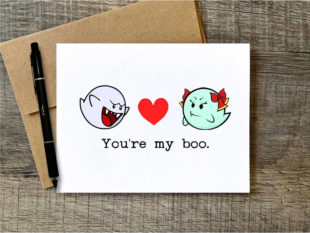 Cute Video Game Valentine's Day, Love, Anniversary or Anytime Card ...