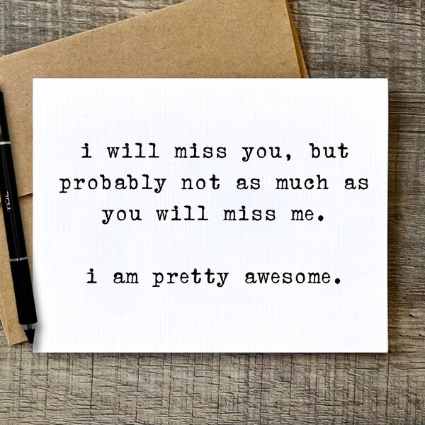 Miss You Friend Card - Etsy