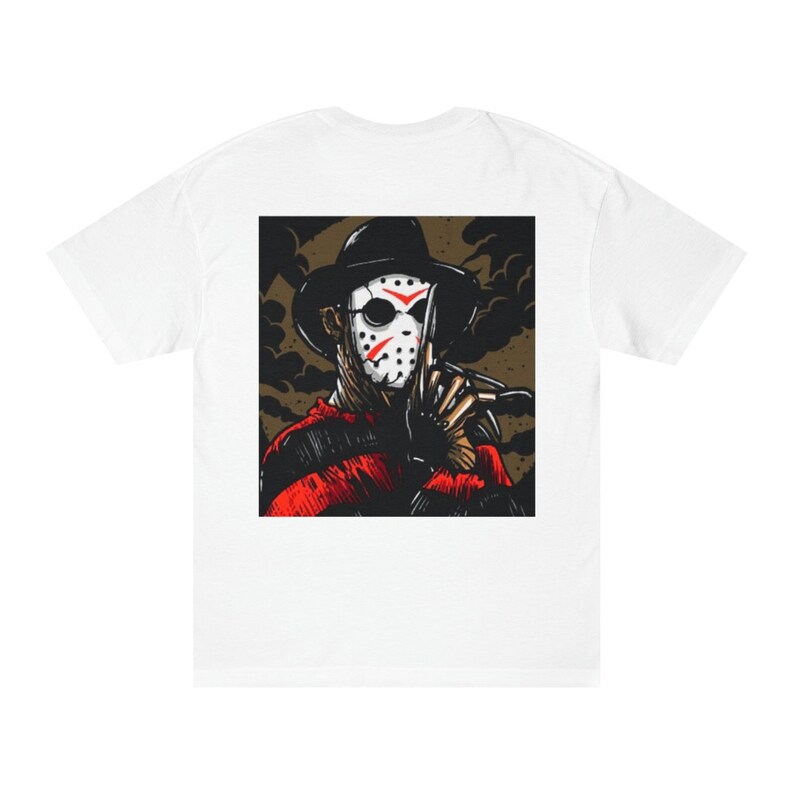 Freddy X Jason Graphic Tee Square - Etsy