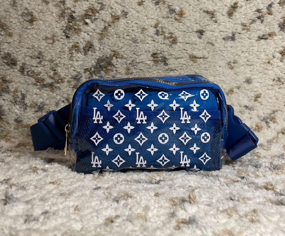 Custom Fashion Clear Plastic Fanny Pack. Pick Your Favorite Team. Any ...