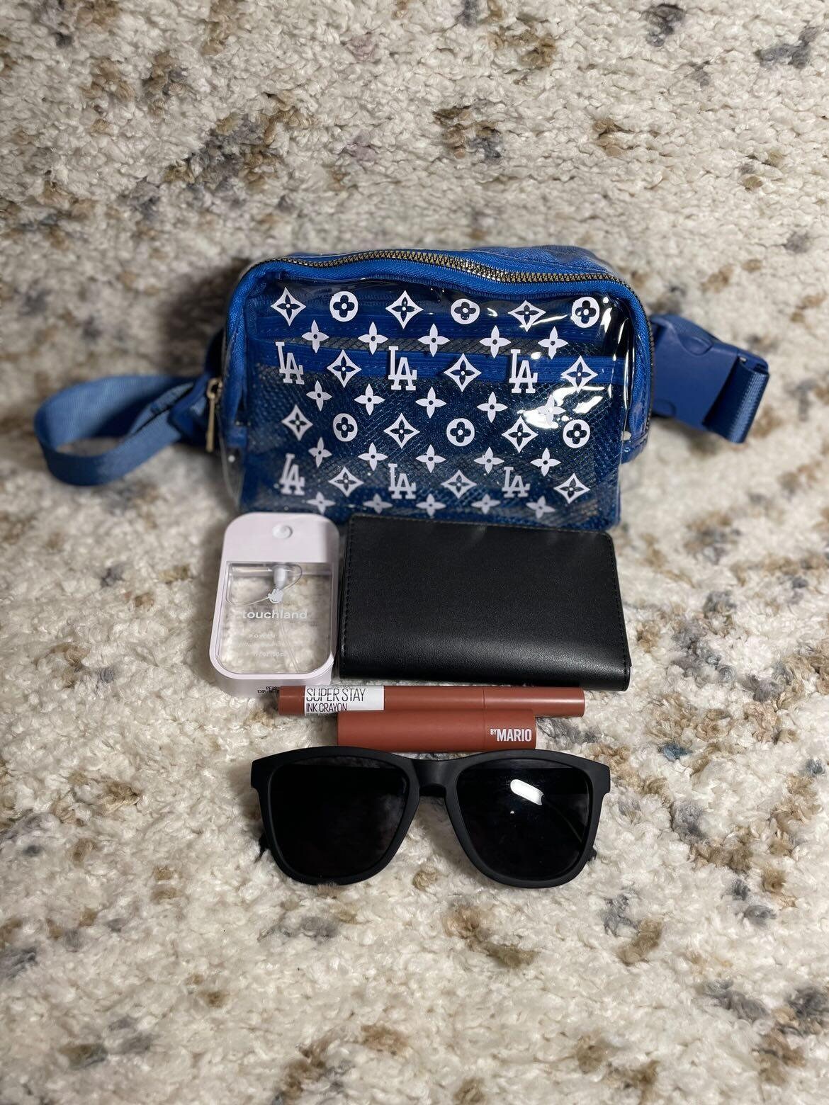 Custom Fashion Clear Plastic Fanny Pack. Pick Your Favorite Team. Any ...