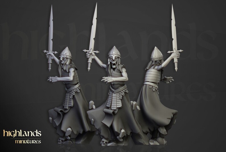 Wraiths Unit - Highlands Miniatures - Etsy