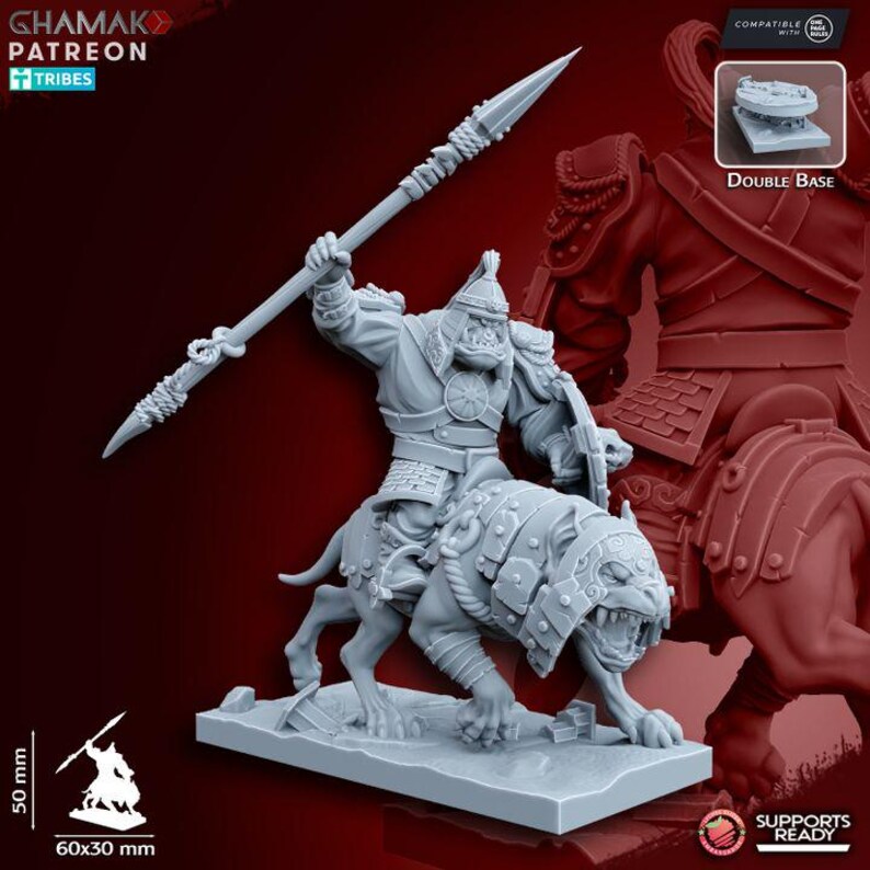 Grey Orcs Warg Riders - GHAMAK - Etsy