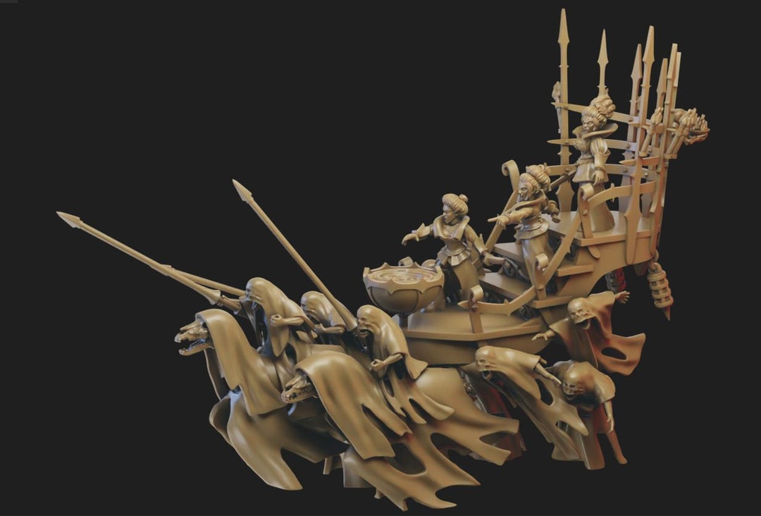 Ghost Chariot - Ilhadiel Miniatures - Etsy
