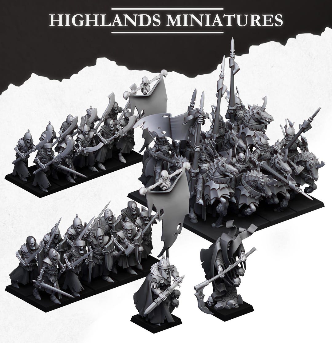 Undead Bundle - Highland Miniatures - Etsy