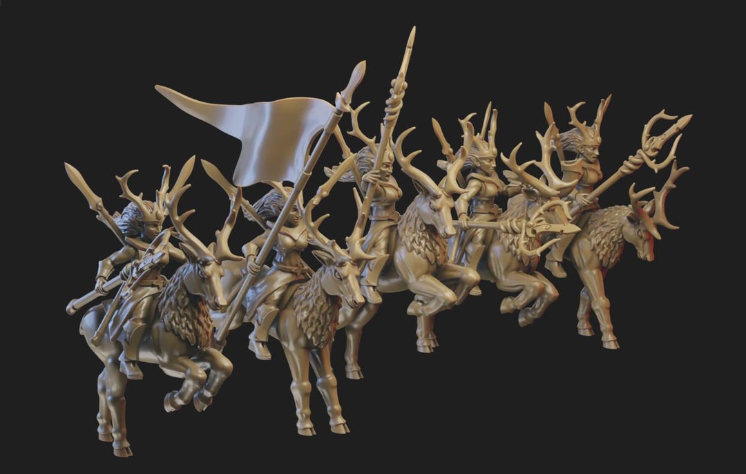 Wood Elf Maidens - Ilhadiel Miniatures - Etsy