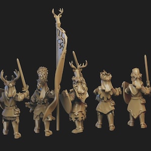 Knights of the Forest Modular Kit - Ilhadiel Miniatures - Etsy