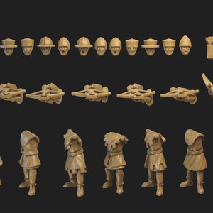 Modular Crossbowman - Ilhadiel Miniatures - Etsy
