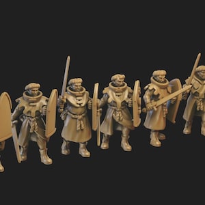 Modular Warrior Priests - Ilhadiel Miniatures - Etsy