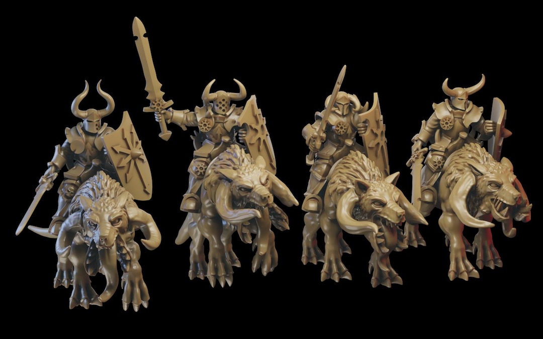 Beast Riders - Ilhadiel Miniatures - Etsy