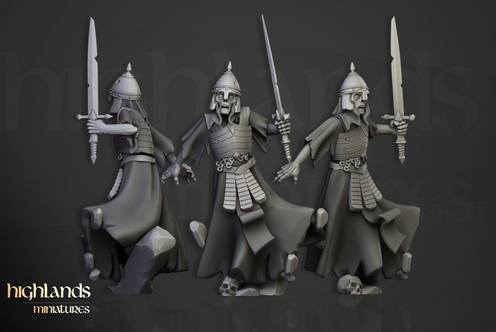 Wraiths Unit - Highlands Miniatures - Etsy