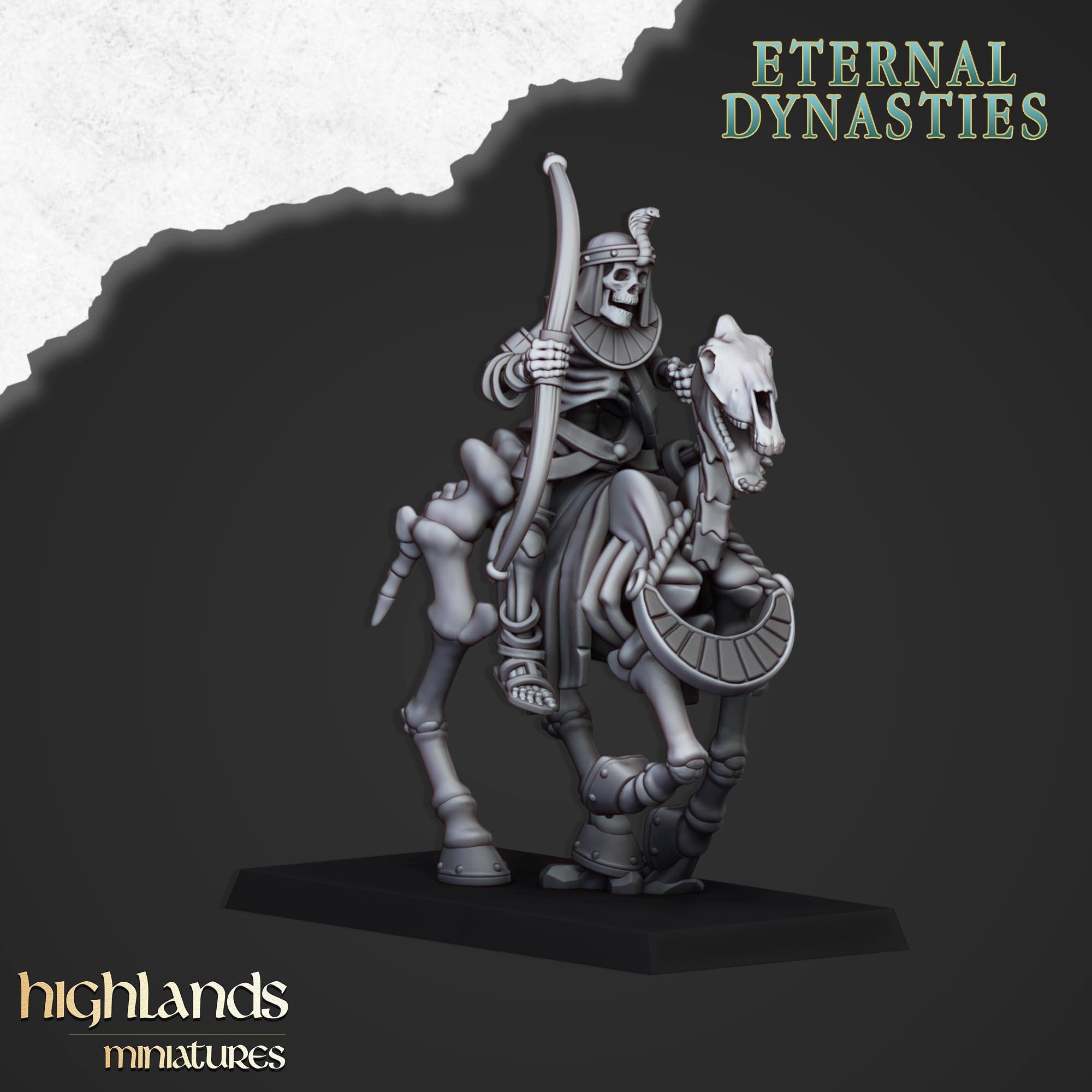 Ancient Skeletal Cavalry With Bows - Highlands Miniatures - Etsy