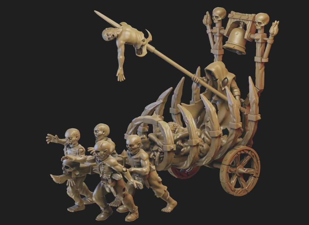 Corpse Cart - Ilhadiel Miniatures - Etsy