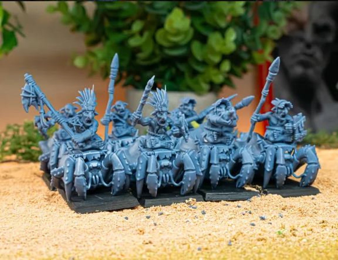 Mounted Coast Goblins - Highlands Miniatures - Etsy