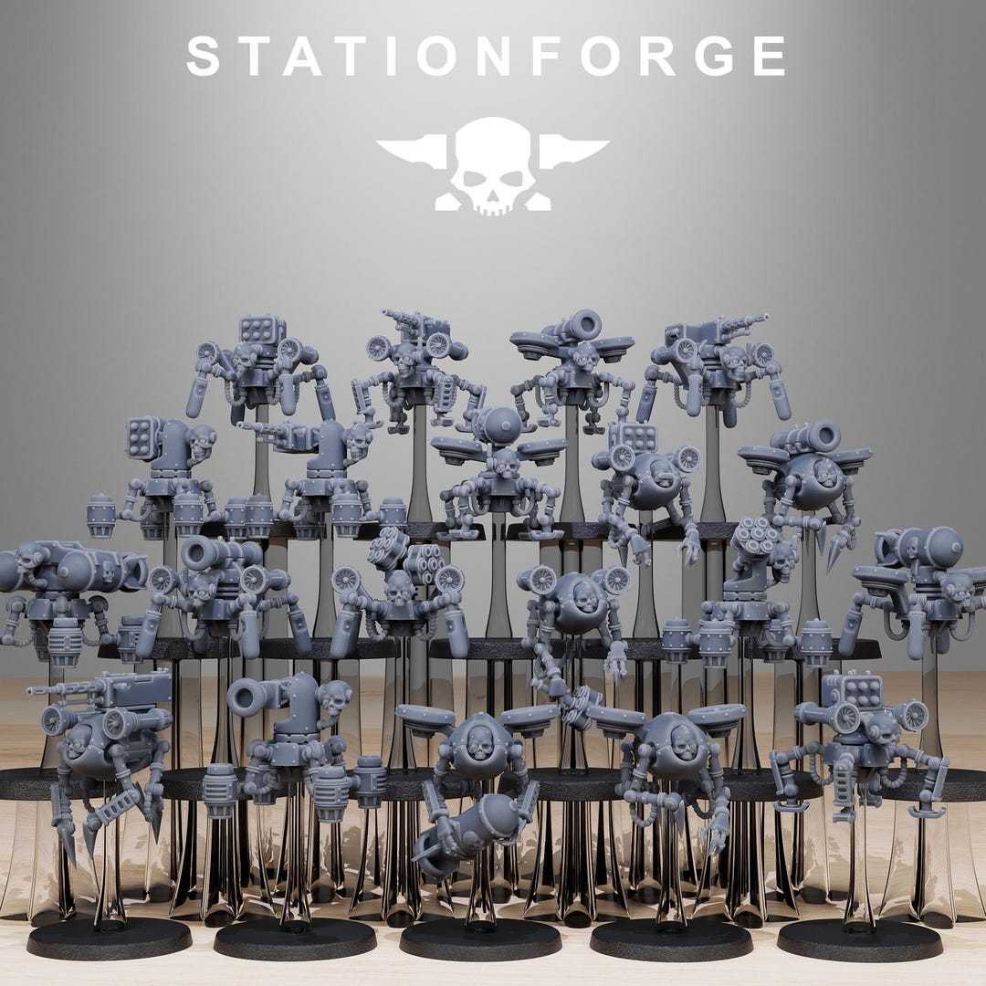 Scavenger Drones - Stationforge - Etsy