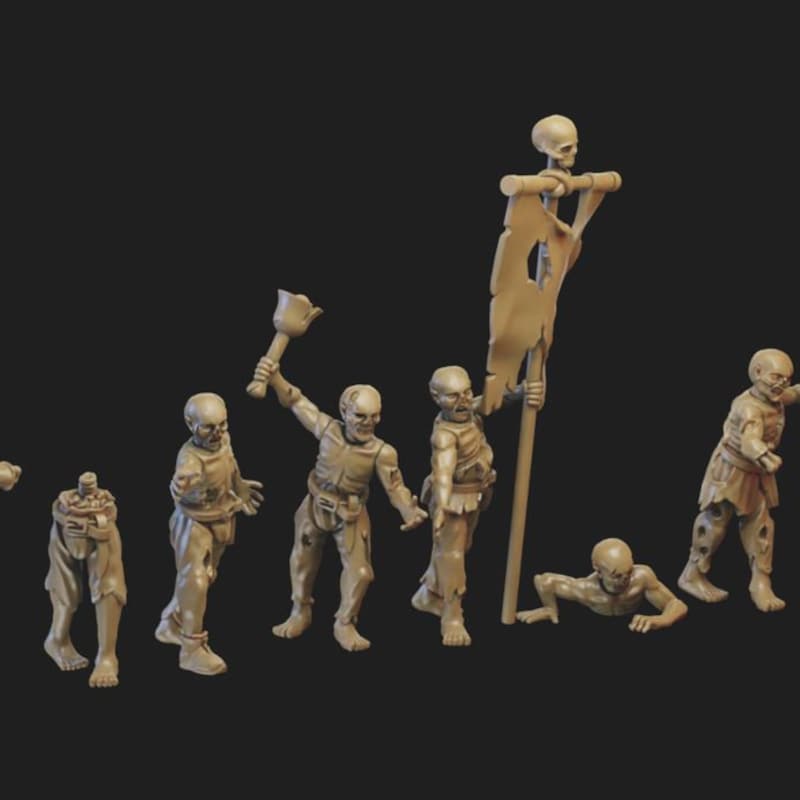 Zombie Stl - Etsy
